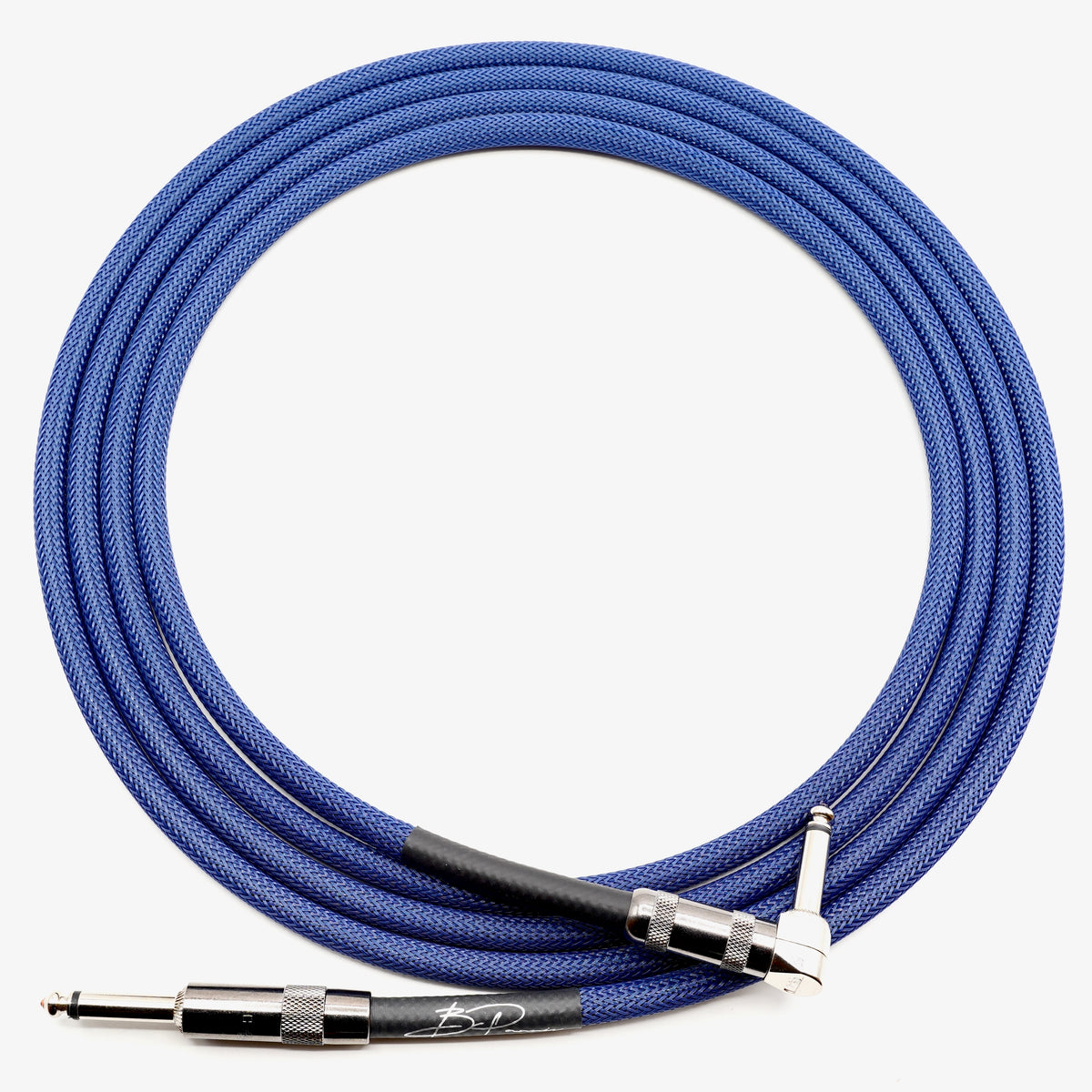 Electric Blue Deluxe Instrument Cable — BP Signature Cables